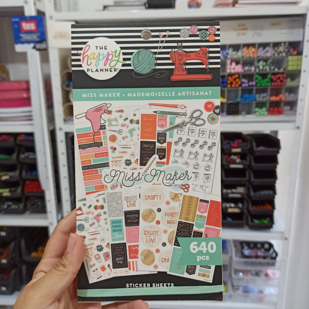 Blocos de Adesivos The Happy Planner - let's stay home | Get Social ...