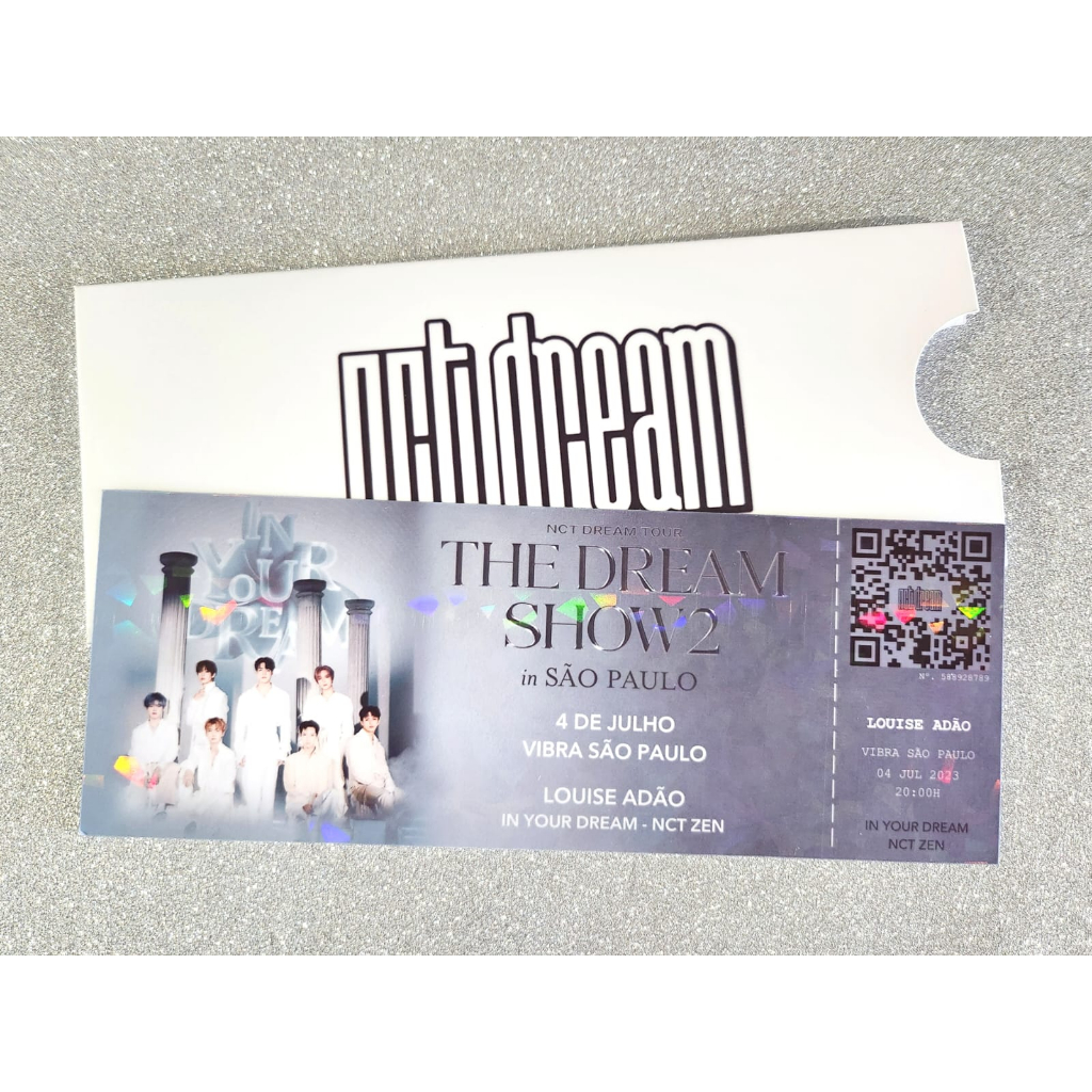 Ingresso Colecionável Personalizado NCT Dream | Shopee Brasil