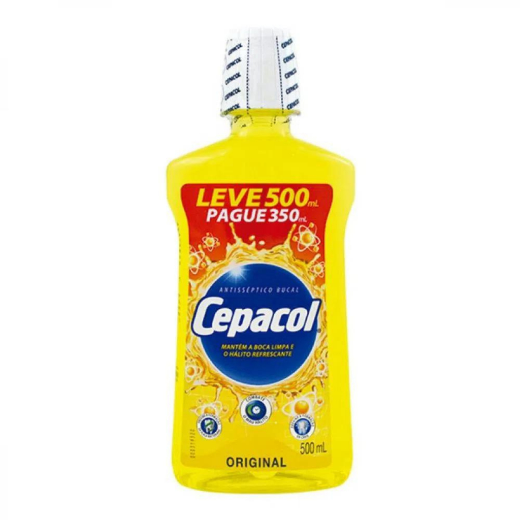 Enxaguante Bucal Cepacol Original Leve 500ml Pague 350ml Cepacol ...