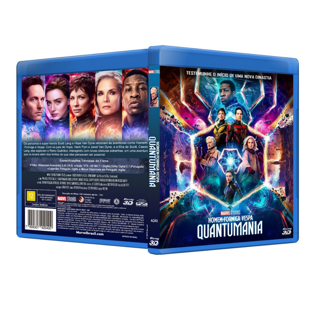 Blu-ray: Homem Formiga - Quantumania 3D [PERSONALIZADO] | Shopee Brasil