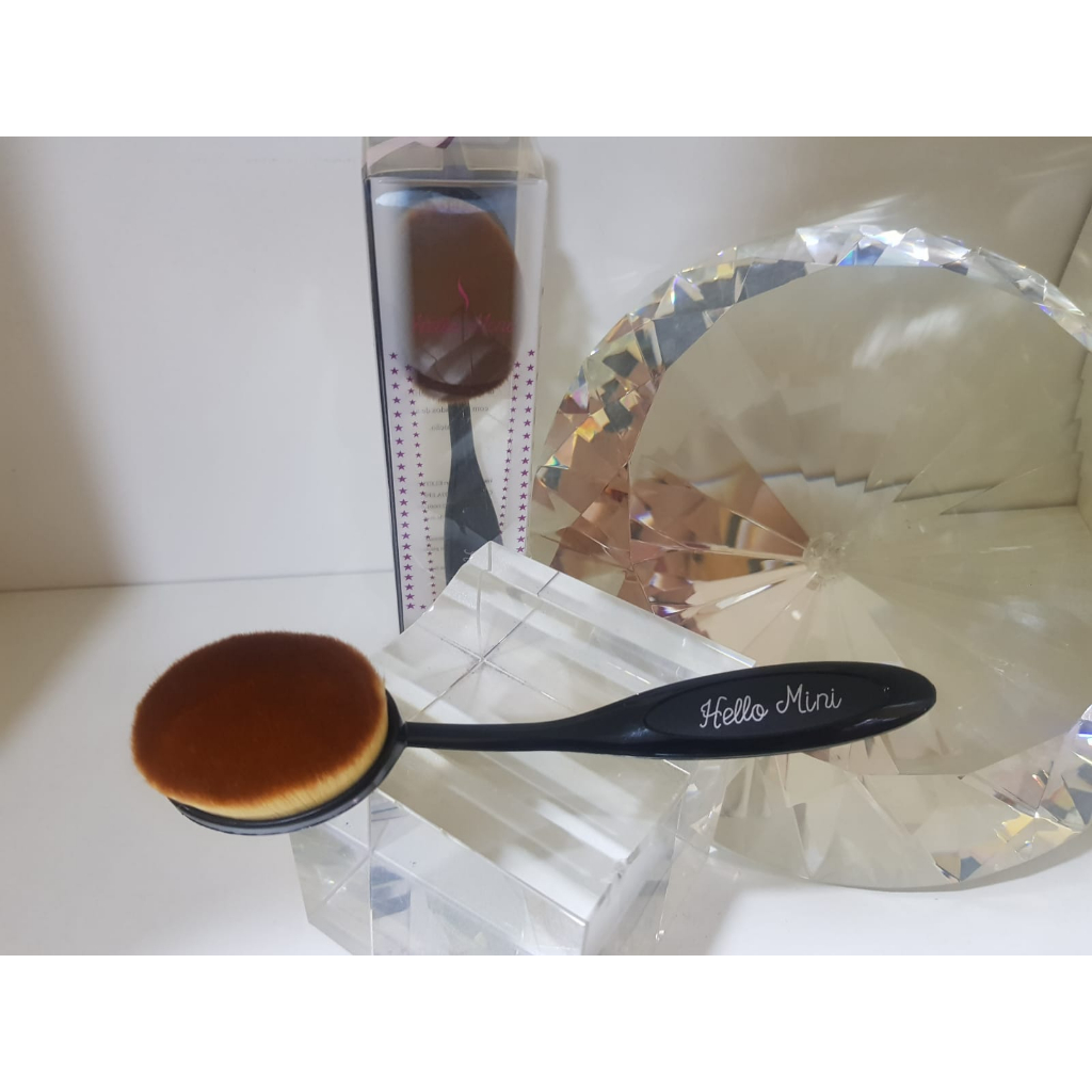 Pincel Oval para Base - Hello Mini | Shopee Brasil