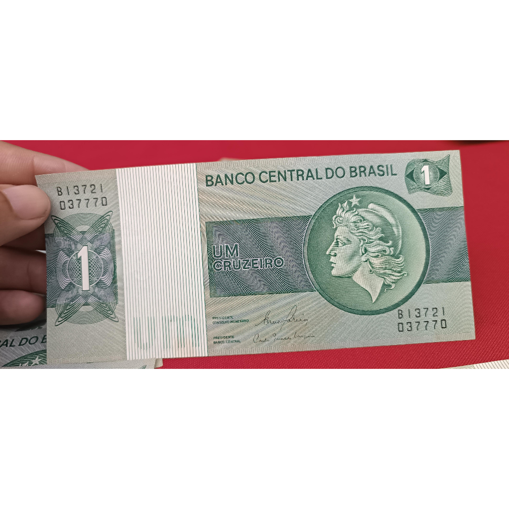 Antiga nota/cédula - 1 Cruzeiro / 2 Cruzeiros / 5 Cruzeiros - Original ...