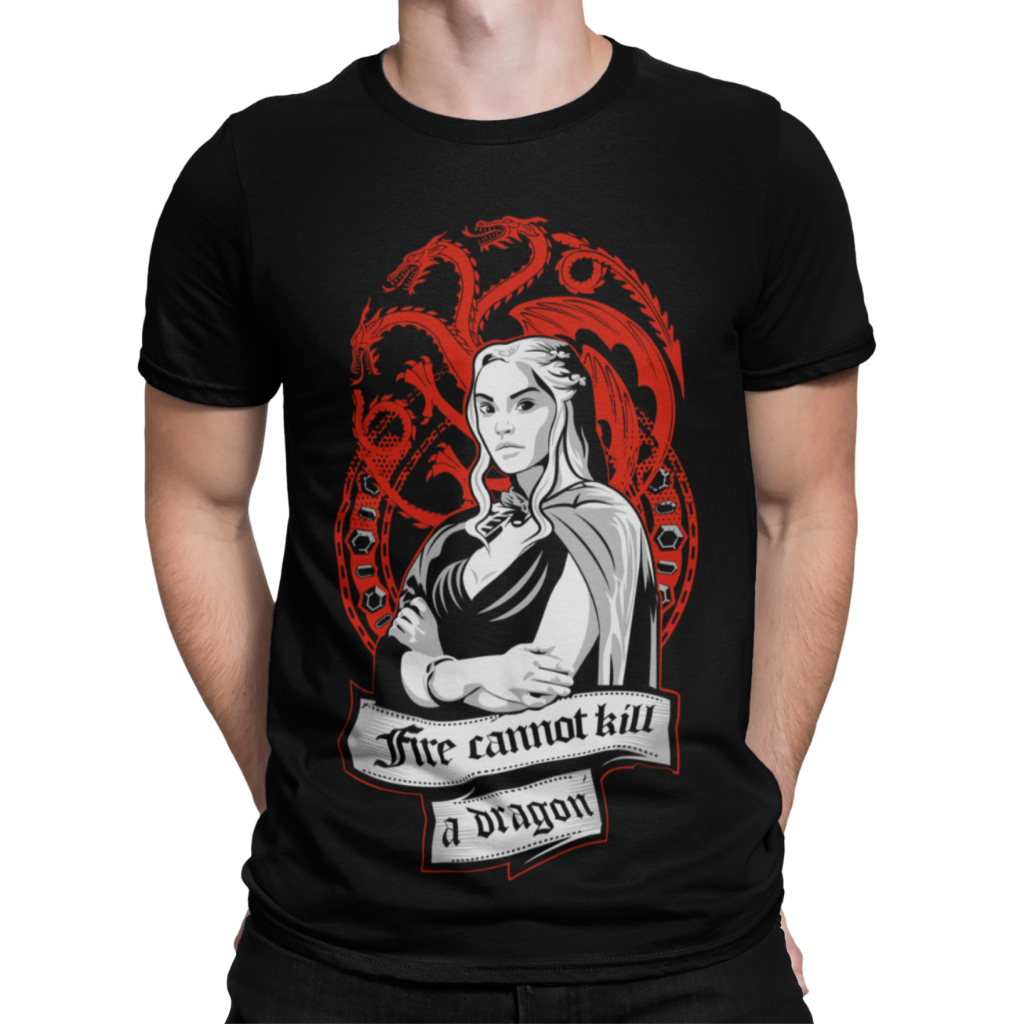 Camiseta Game Of Thrones Serie House Of Dragon Targaryen 2 | Shopee Brasil