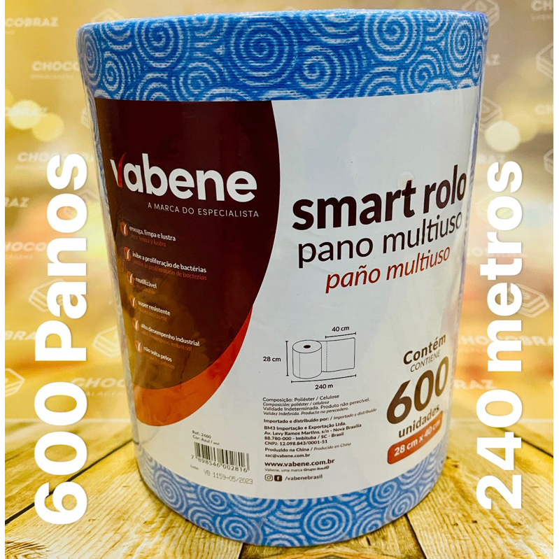 600 Pano Multiuso Rolo Perflex 28cmx240m 600 Panos - Promoção Vabene ...