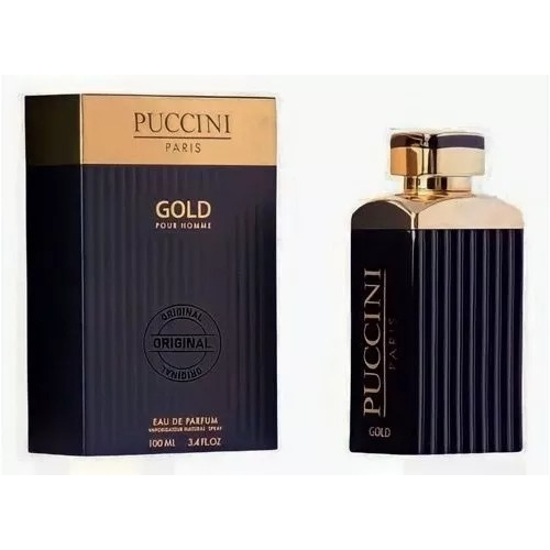 PERFUME PUCCINI GOLD POUR HOMME EDP 100ML | Shopee Brasil