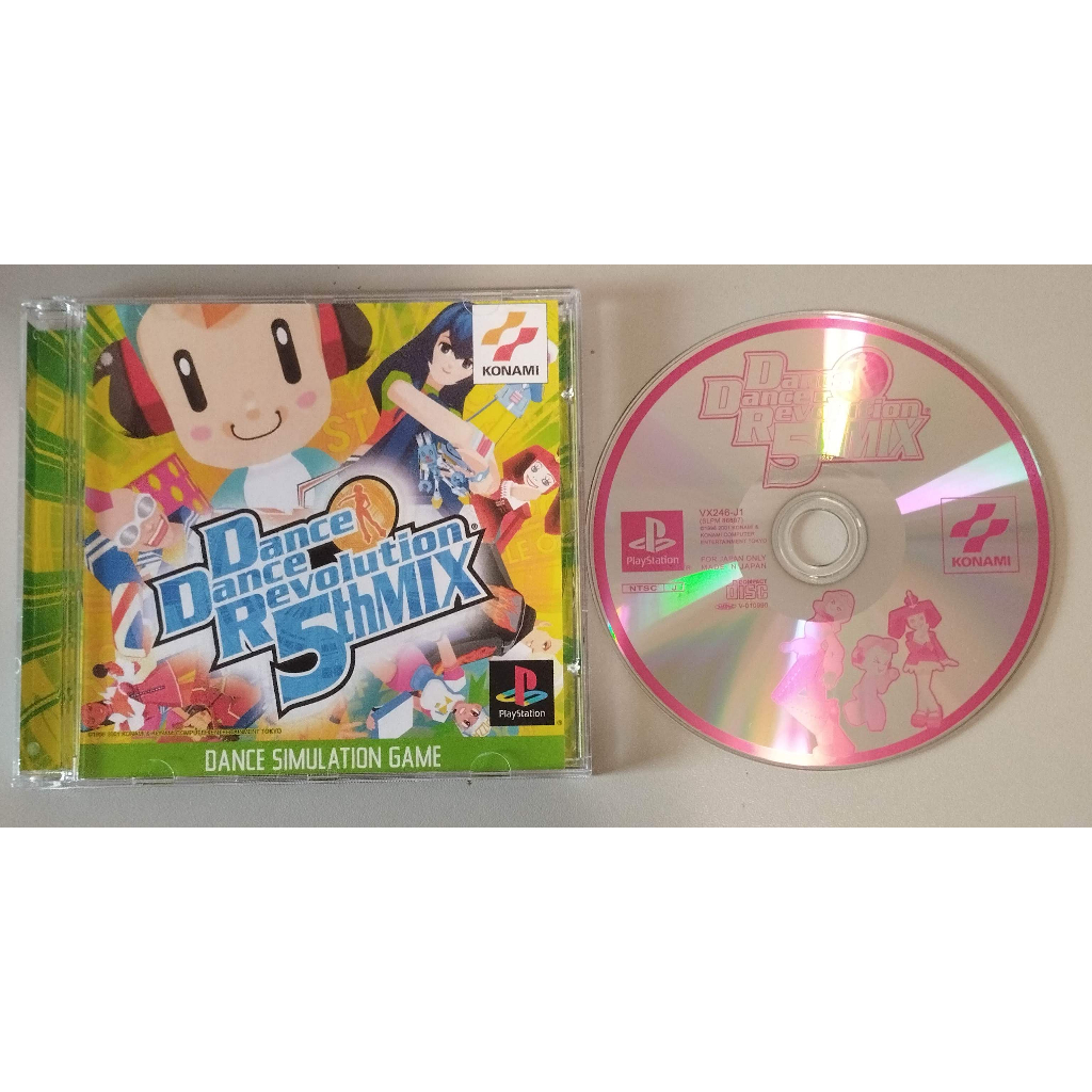 PS1 - DANCE DANCE REVOLUTION 5TH MIX DDR - MÍDIA PRATA | Shopee Brasil
