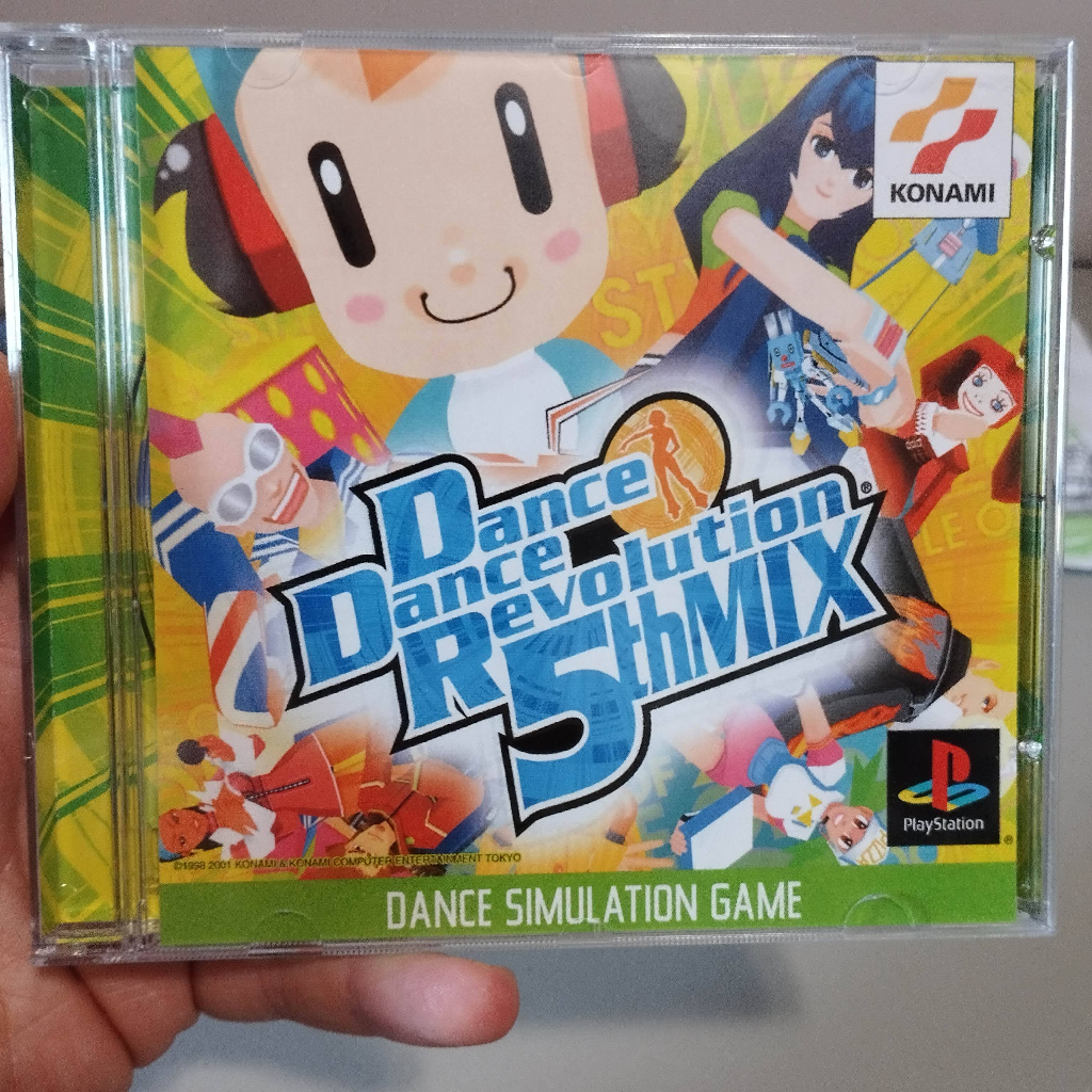 PS1 - DANCE DANCE REVOLUTION 5TH MIX DDR - MÍDIA PRETA | Shopee Brasil