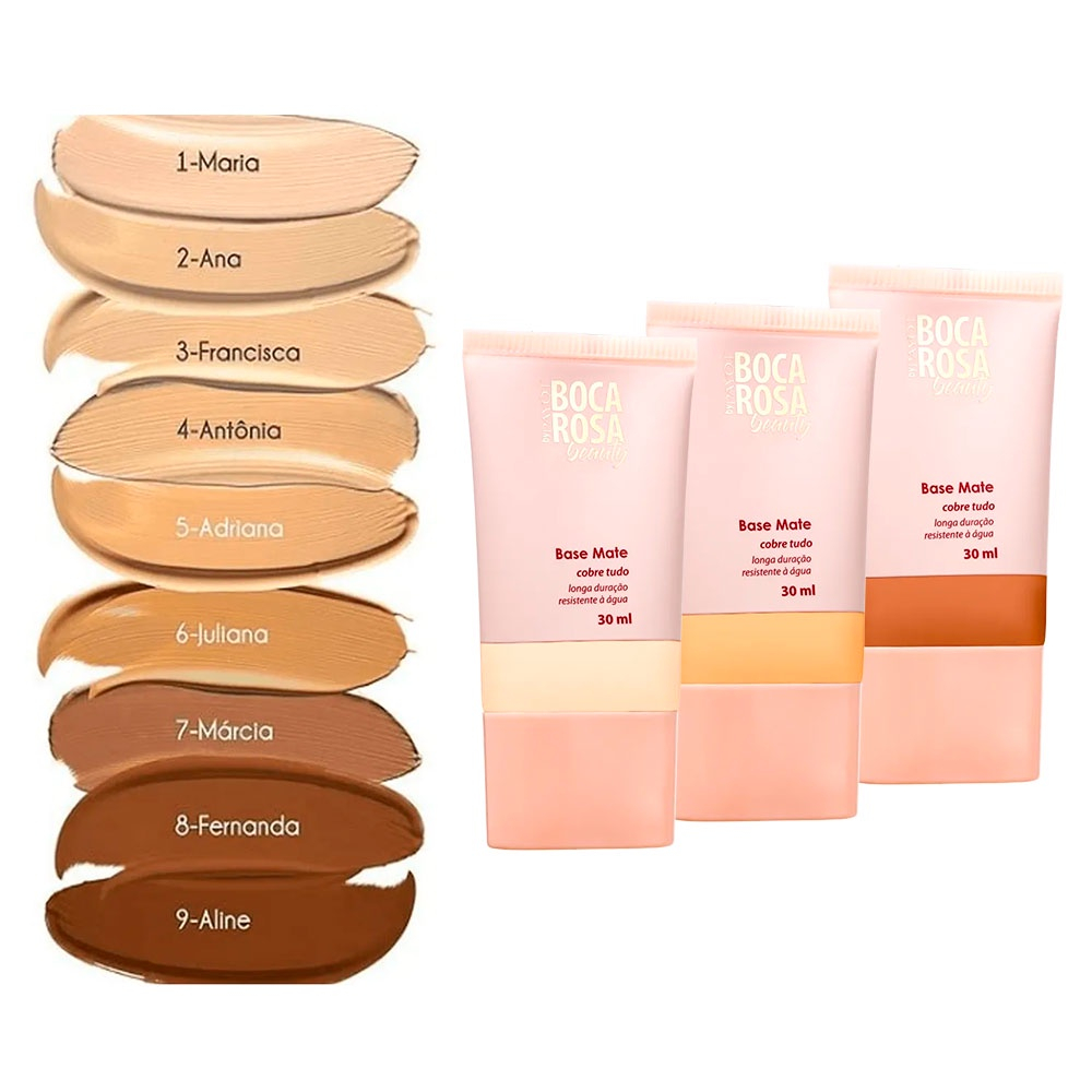 Boca Rosa Base Líquida Matte Perfect (Alta Cobertura) By Payot | Shopee ...