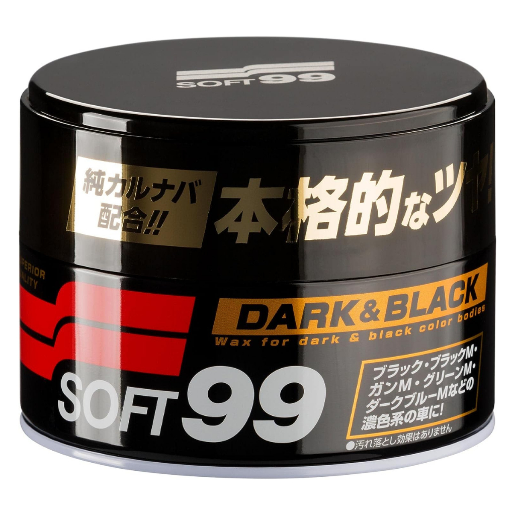 DARK & BLACK soft 99 300gCera de Carnauba para Carros Pretos e Cores Escuras Premium soft99 ...
