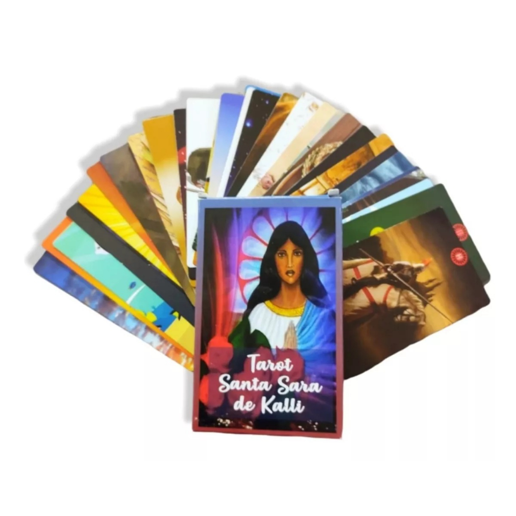 Baralho Cigano Santa Sara Kali Colorido 36 Cartas Shopee Brasil
