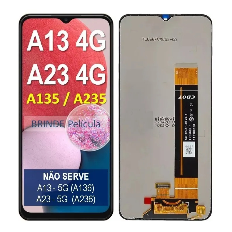 Tela Frontal Touch Display Para A23 4G A235 Sem Aro | Shopee Brasil