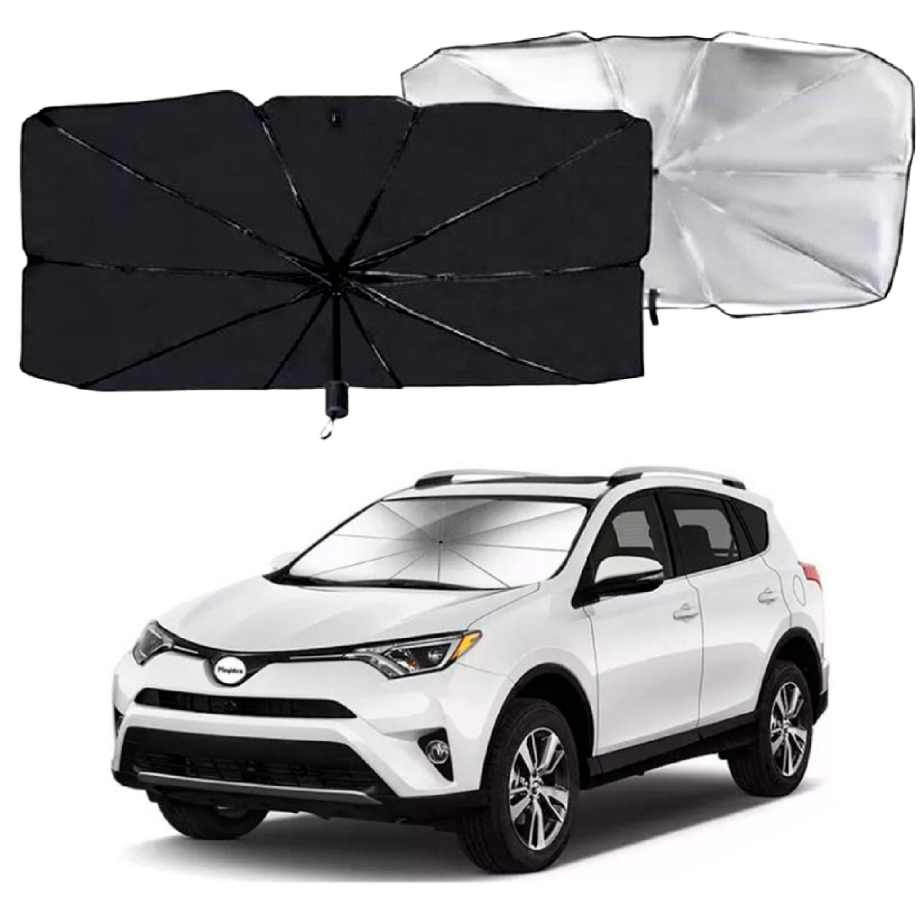 Protetor Solar Carro Para-brisa Quebra-sol Retrátil Com Uv - Faz a Boa!