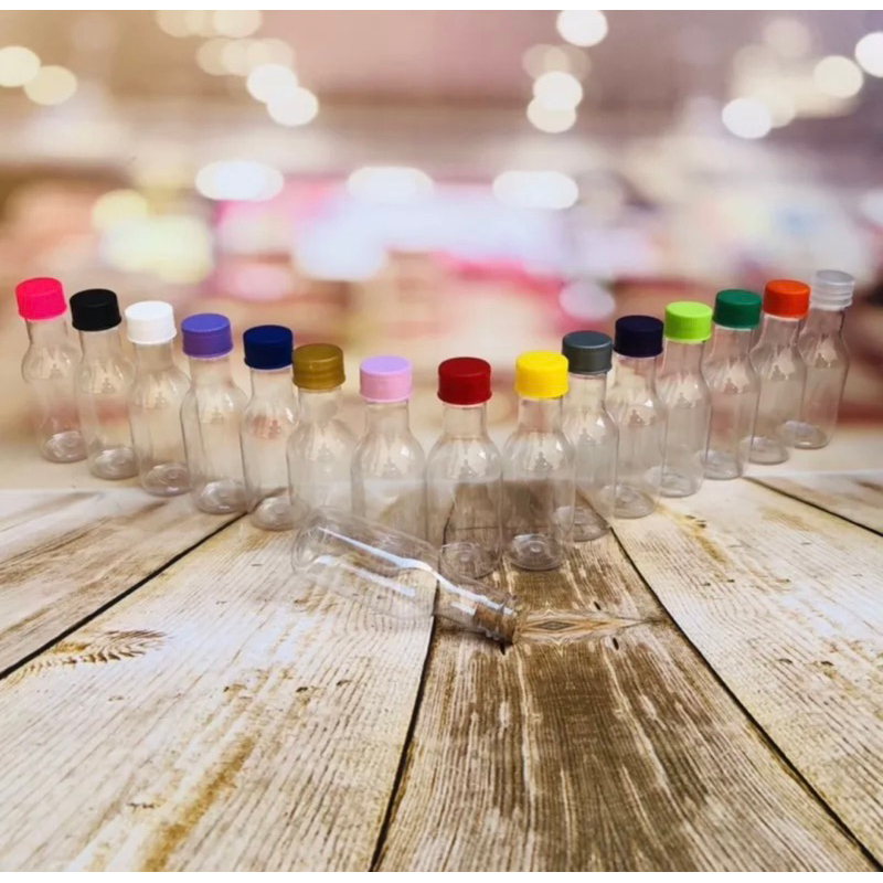kit 10~50 garrafinhas garrafas pet 50ml lembrancinhas festas diversas cores | Shopee Brasil
