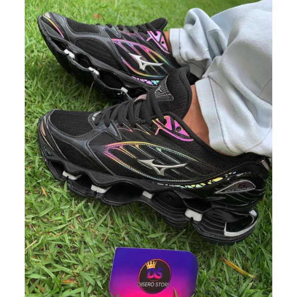 Tênis Mizuno Prophecy Wave Pro 8 Preto Camaleão Masculinos | Shopee Brasil