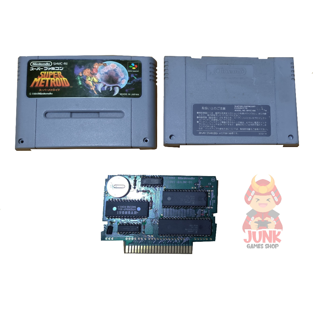Super Nintendo Super Metroid Original SNES | Shopee Brasil