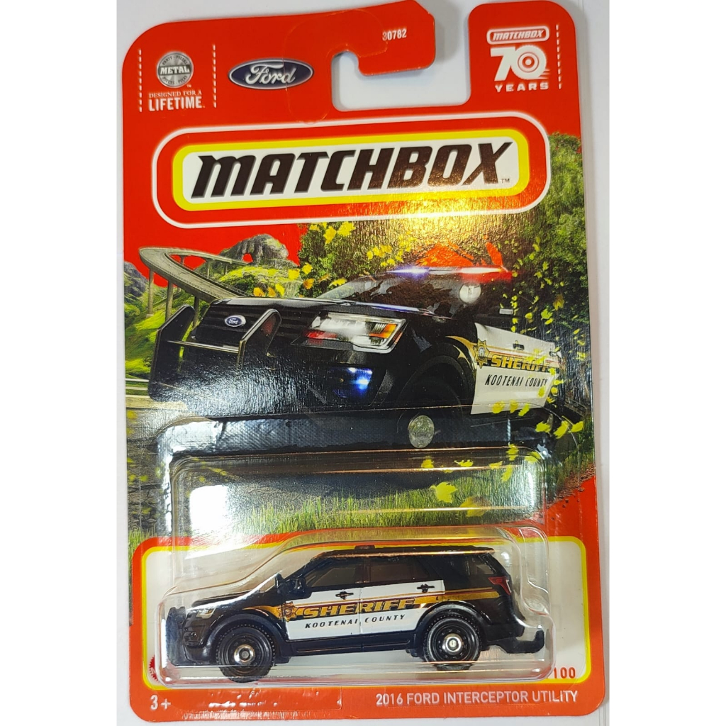 MATCHBOX - 2016 Ford Interceptor Utility - FORD MATTEL | Shopee Brasil