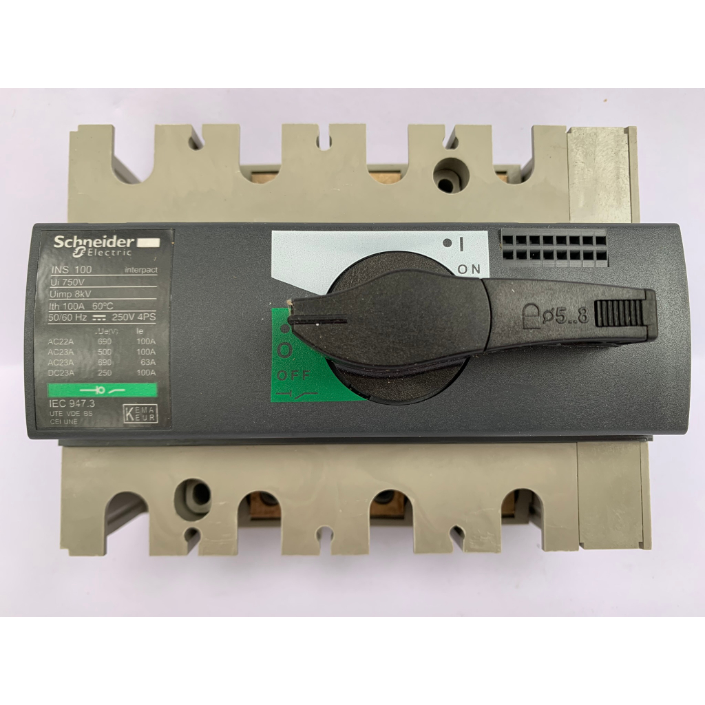 Interruptor INS100 tripolar 100A 28908 Schneider | Shopee Brasil
