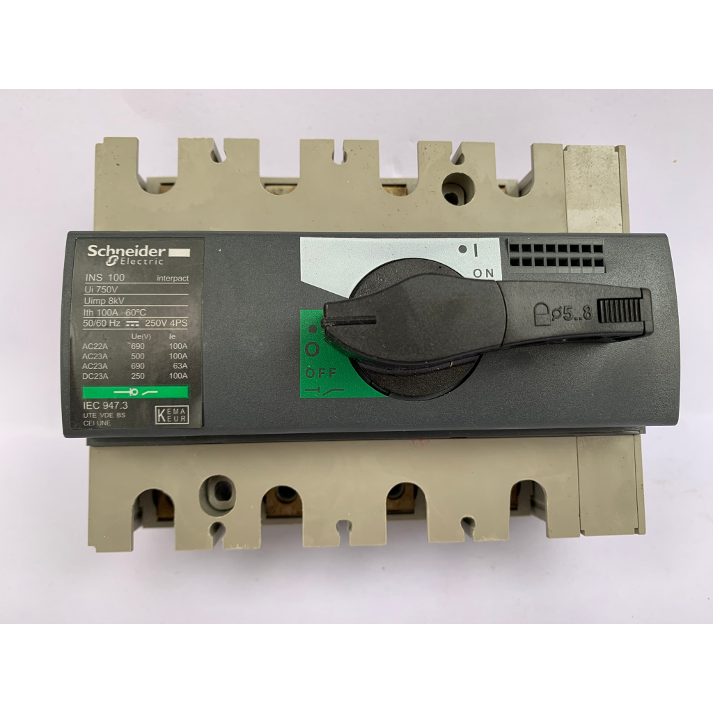 Interruptor INS100 tetrapolar 100A 28909 Schneider | Shopee Brasil
