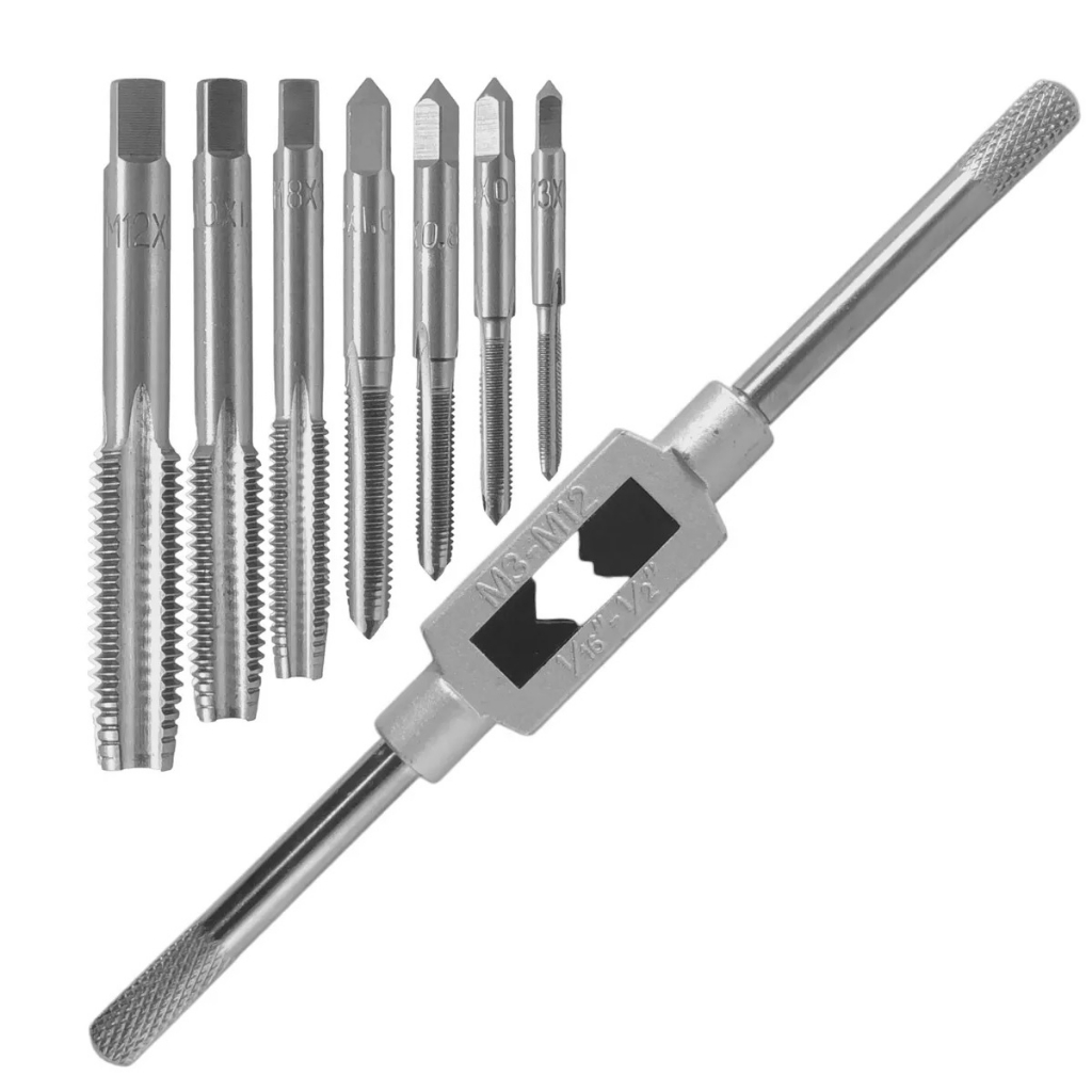 Macho E Vira Macho P/ Fazer Rosca M3 M4 M5 M6 M8 M10 M12 | Shopee Brasil