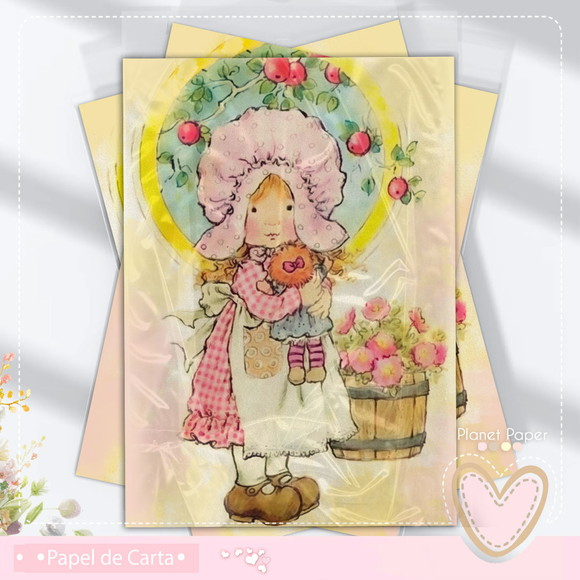 Papel de Carta Sarah Kay (04 Unidades) | Shopee Brasil