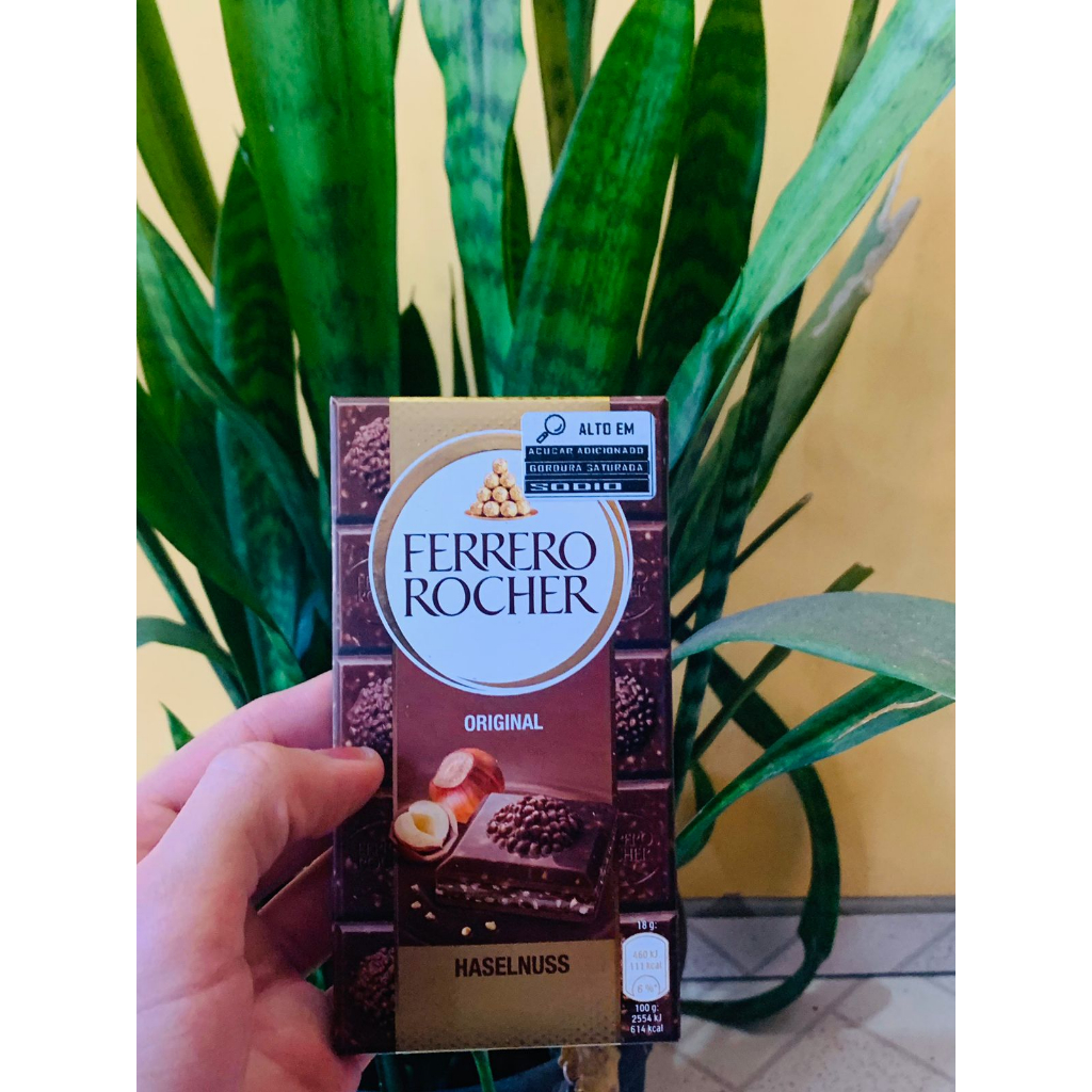 Ferrero Rocher Chocolate Importado Barra 90g | Shopee Brasil