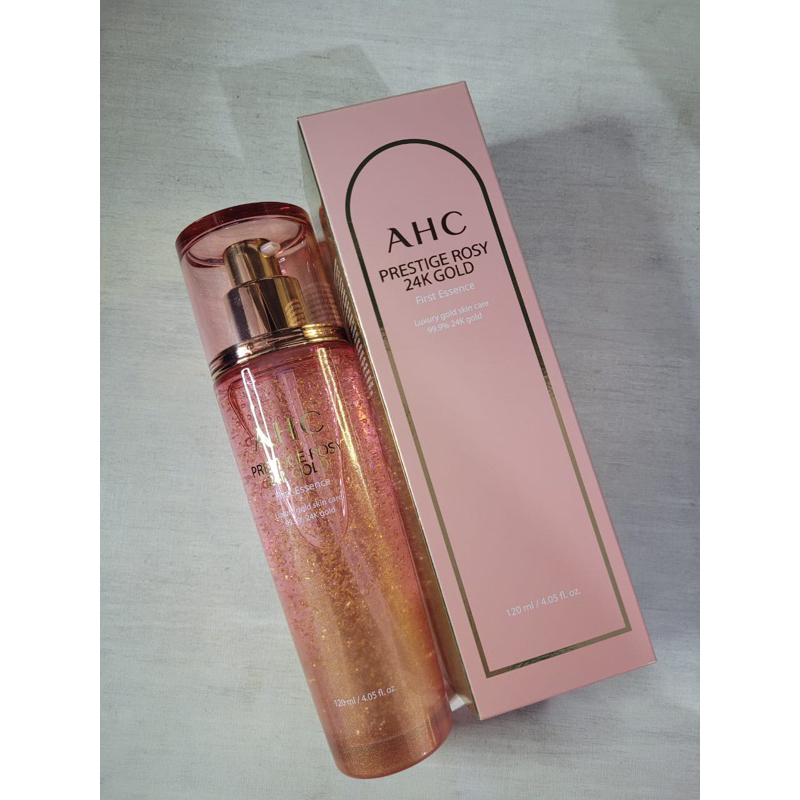 A.H.C - Prestige Rosy 24K Gold First Essence - 120ml | Shopee Brasil
