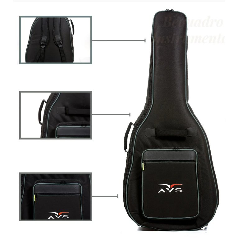 Capa Bag Avs Para Viola Caipira Acolchoada Super Luxo | Shopee Brasil