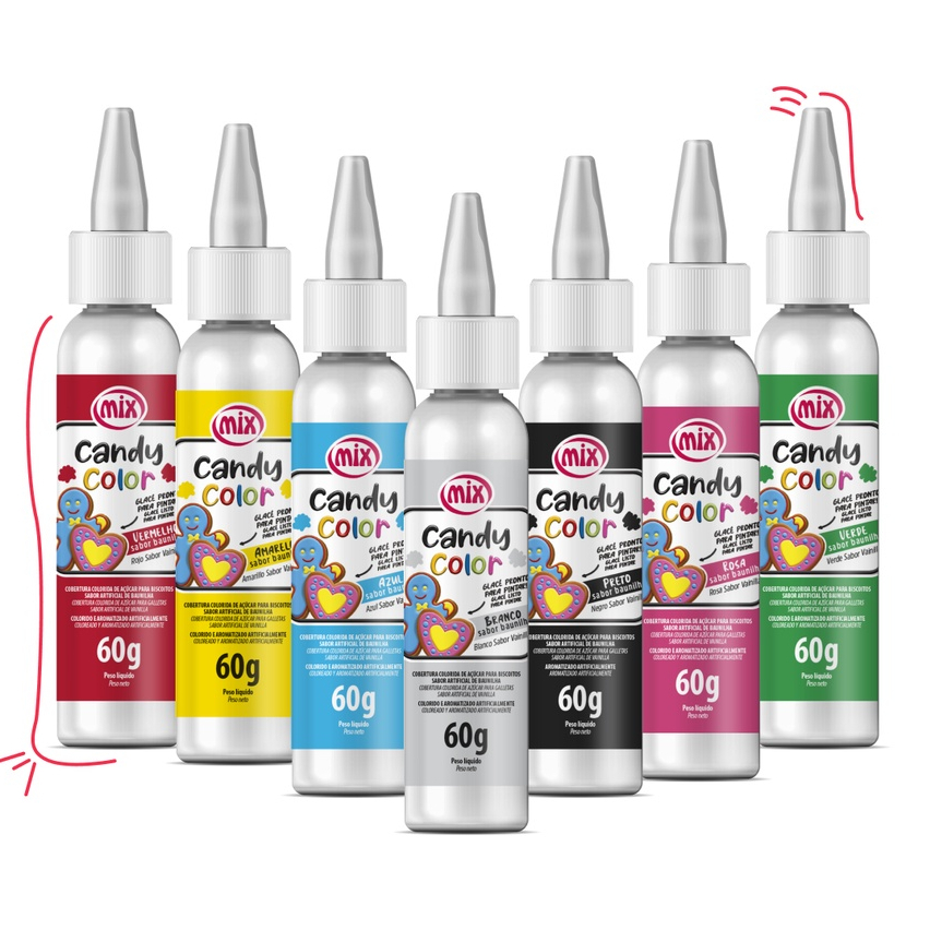 Glace Real Pronto Para Pintar 60g Mix | Shopee Brasil