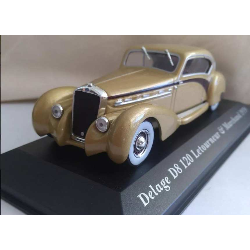 Miniatura Delage D8 120 Letourneur & Marchand 1939 Ixo 1:43 | Shopee Brasil