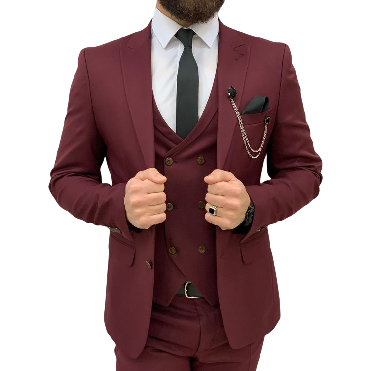 Terno Italiano Slim Masculino Oxford Completo Todas As Cores | Shopee ...