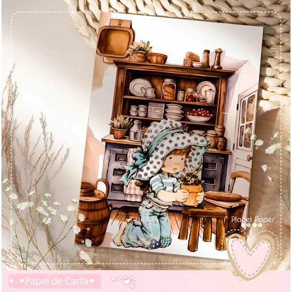 Papel de Carta Sarah Kay (04 Papéis) | Shopee Brasil