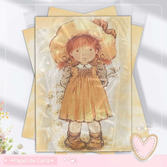 Papel de Carta Sarah Kay (04 Papéis) | Shopee Brasil