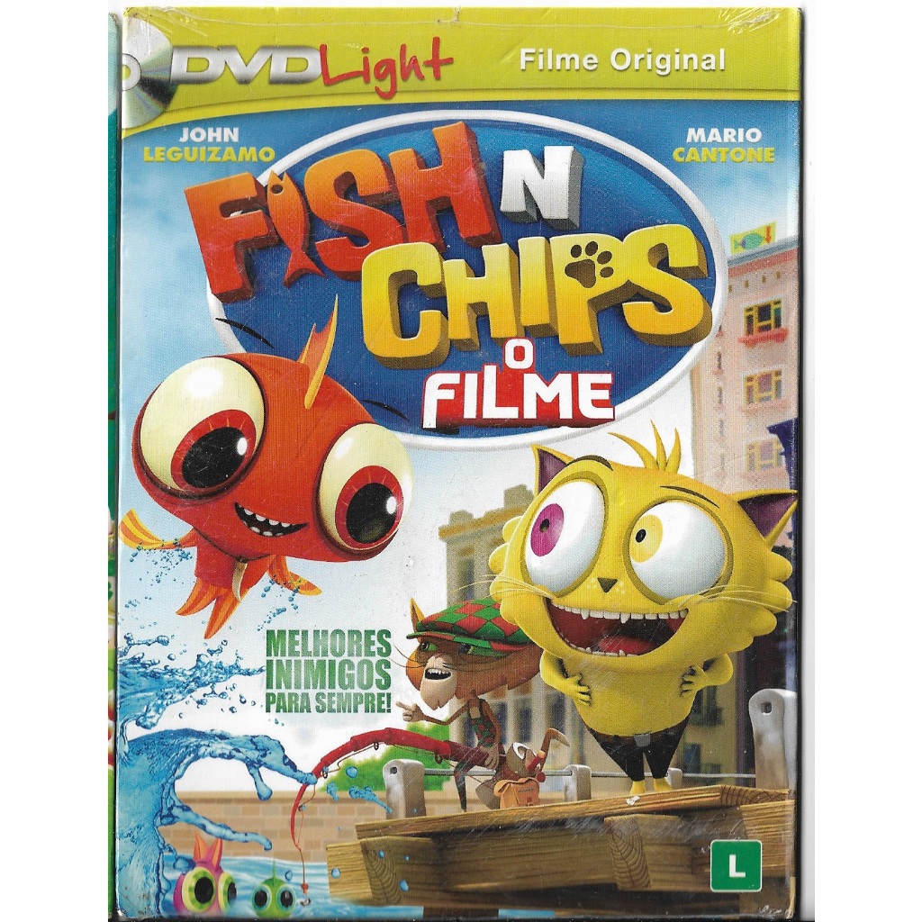 DVD Infantil Animação Fish & Chips O Filme ( Original, Novo e Lacrado ...