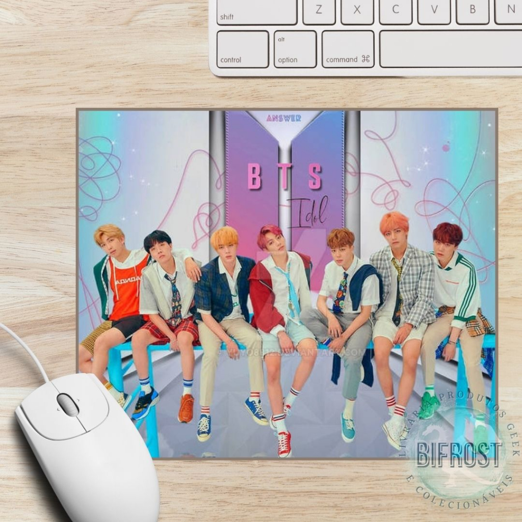 Mouse pad BTS kpop korea musica coreana | Shopee Brasil