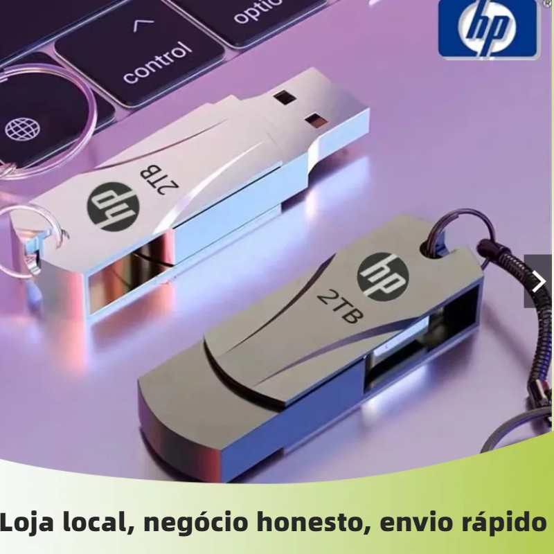 HP Pen Drive 2TB HP USB 2.0 pen drive Pode Ser Usado Em Carros E TV ...