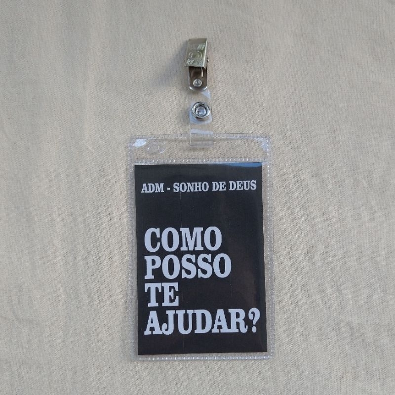 Crachá personalizado | Identificador em eventos, igreja | Shopee Brasil