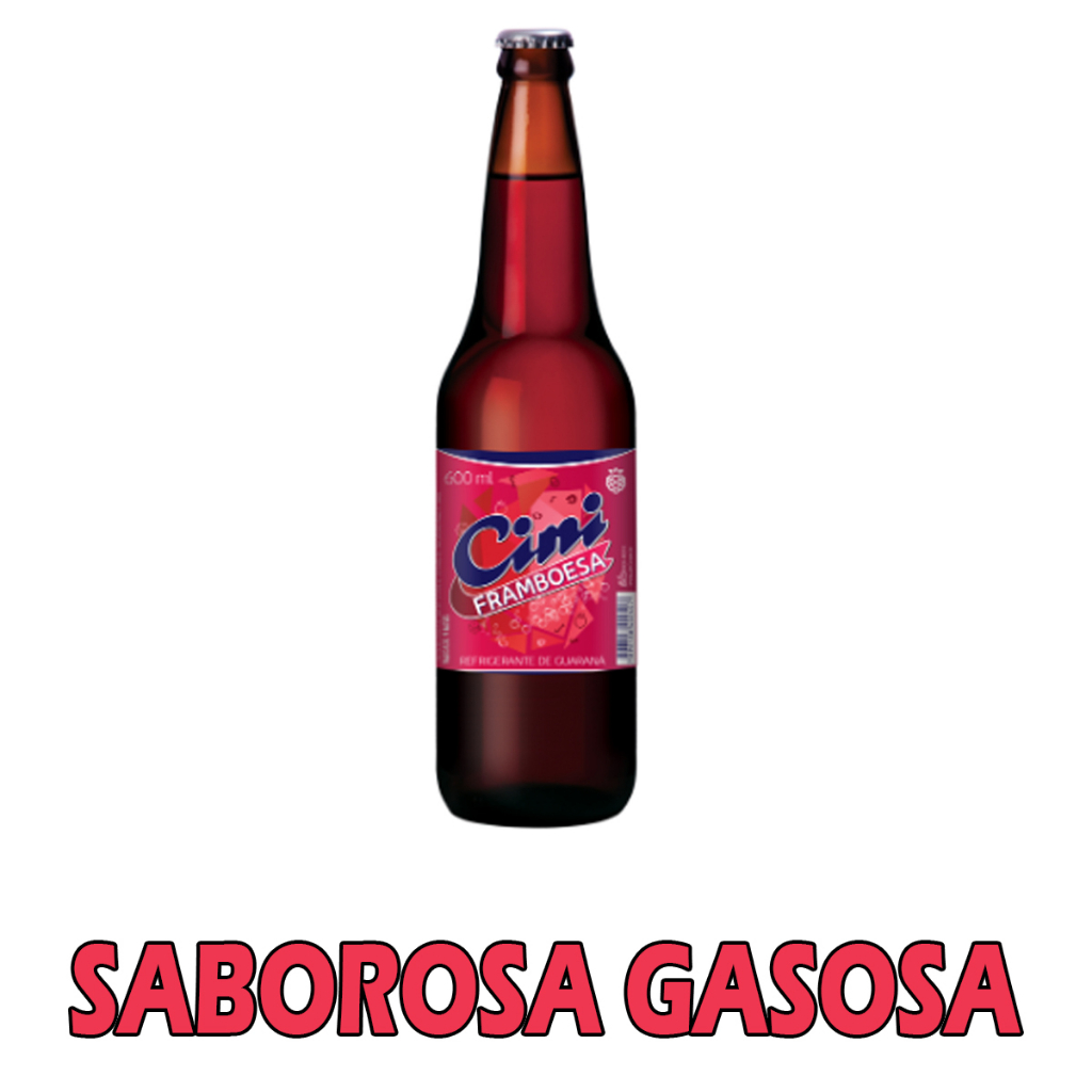 REFRIGERANTE GASOSA CINE FRAMBOESA 600ML GARRAFA VIDRO PURO SABOR ENVIO ...