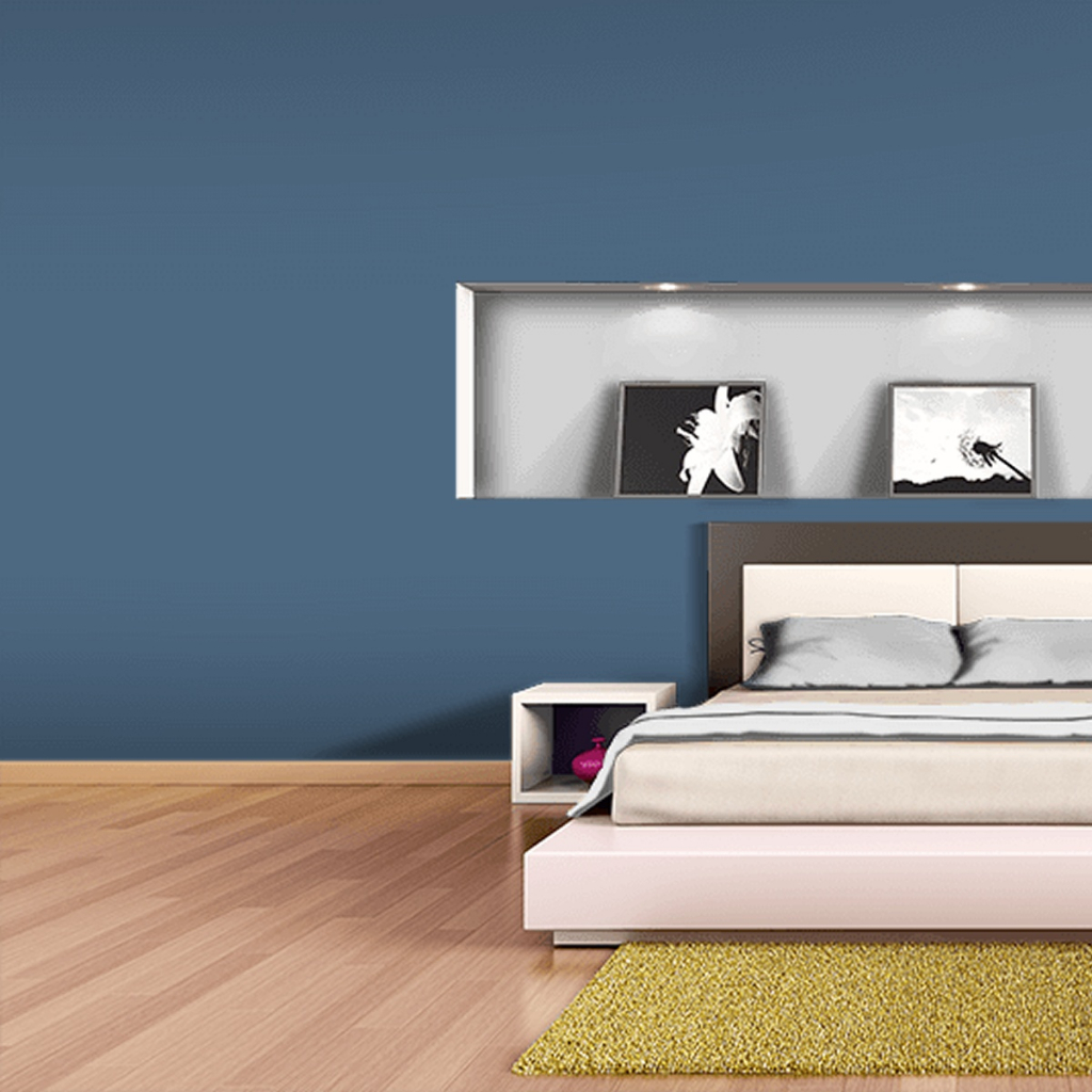 Tinta Acrílica Fosco 3,2l Tons De Azul Parede Toque Fosco Completo ...