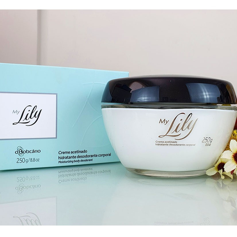 My Lily creme acetinado. Tampa preta, original e validade longa ...