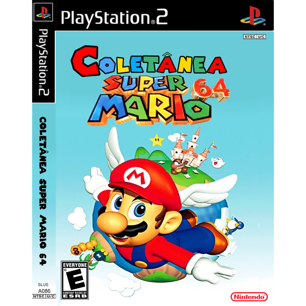 Super Mario Col. Leg Português - Ps2 Jogo PlayStation 2 Game - A086 ...
