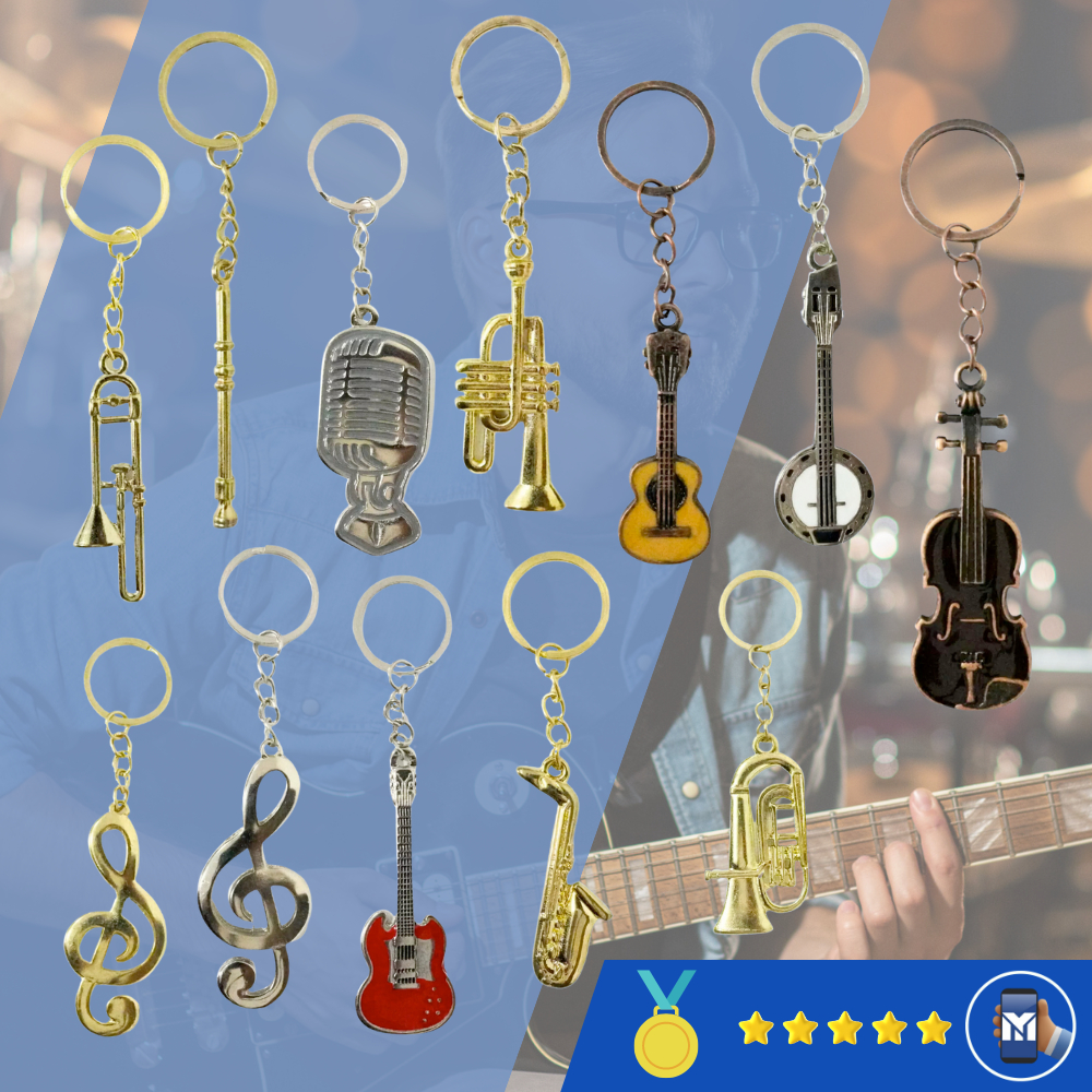 Chaveiros Musical Personalizados Em Metal Com Várias Opções Para ...