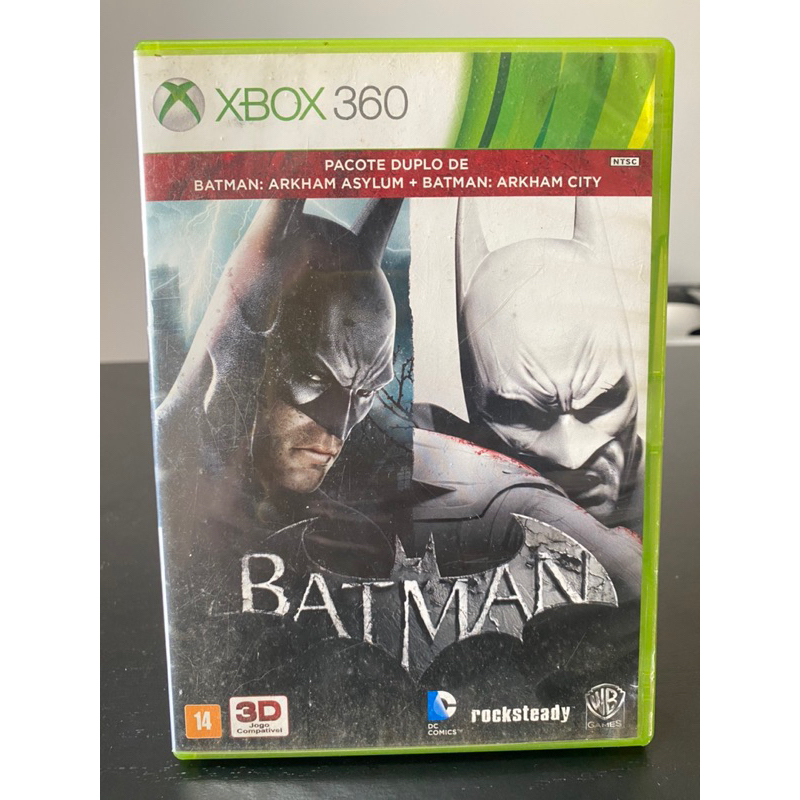 Batman Pacote Duplo Xbox 360 - Mídia Física Original Usado Arkham ...