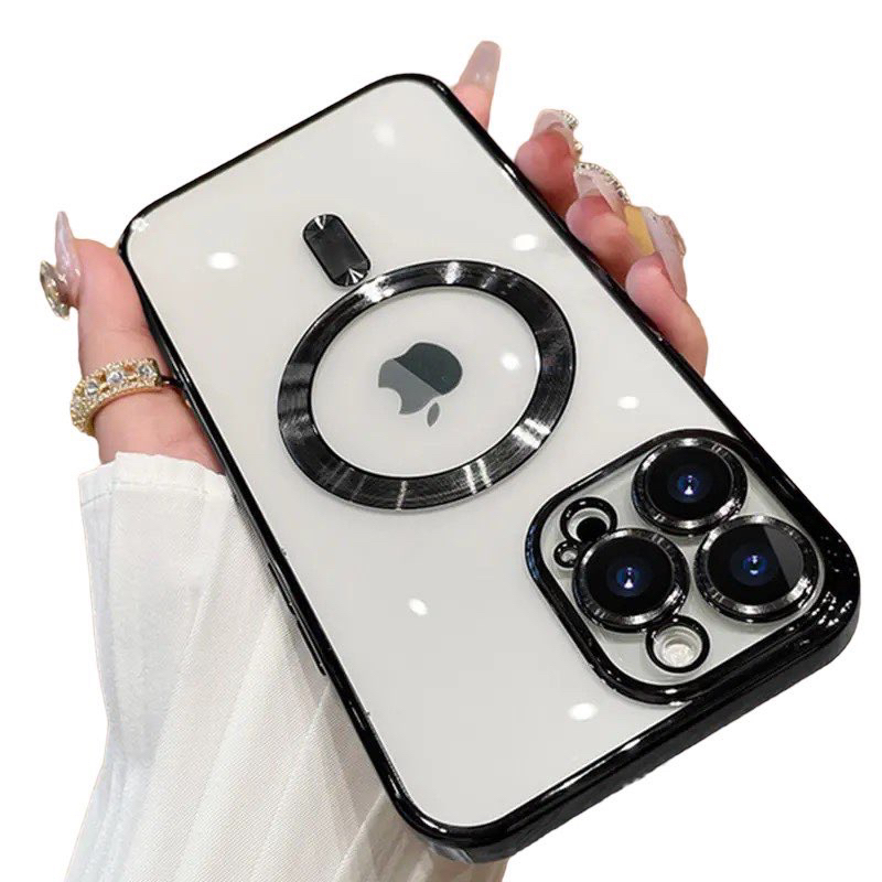 Case Capinha IPhone Magnética MagSafe ( Sem fio ) Para IPhone 11 12 13 14 e 15 Pro e Pro Max ...