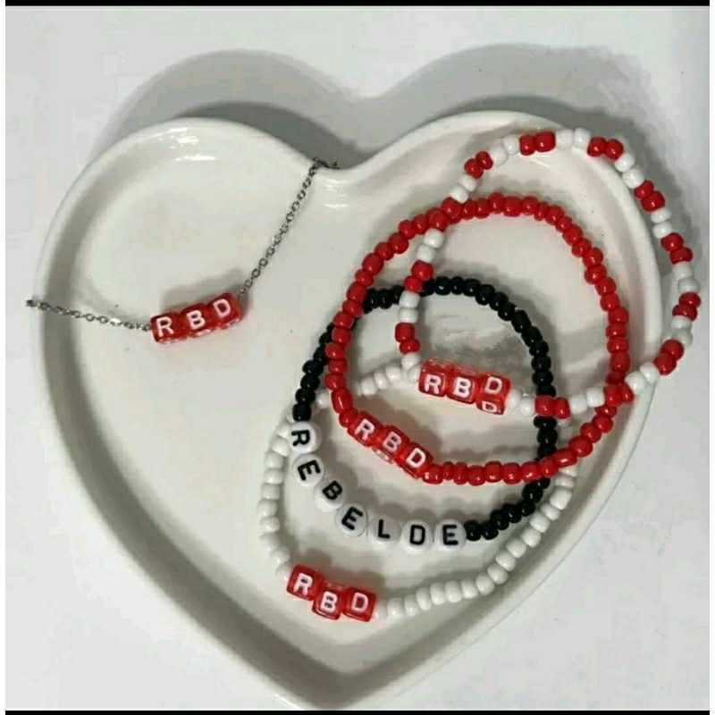 Monte seu kit - Pulseiras personalizadas RBD //Pulseiras da Amizade RBD ...