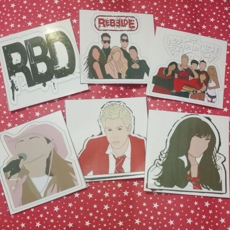 Adesivo/Sticker RBD, rebelde, mia Colucci, Cristian, banda RBD | Shopee ...