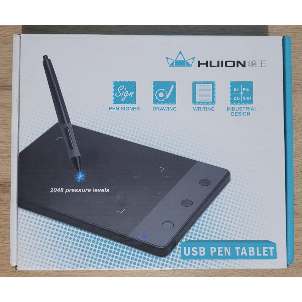Mesa Digitalizadora - Huion H420 | Shopee Brasil
