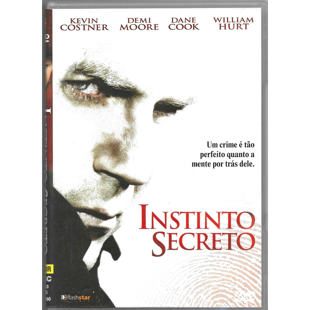 DVD * INSTINTO SECRETO * DENI MOORE, KEVIN COSTNER - IMPECÁVEL | Shopee ...