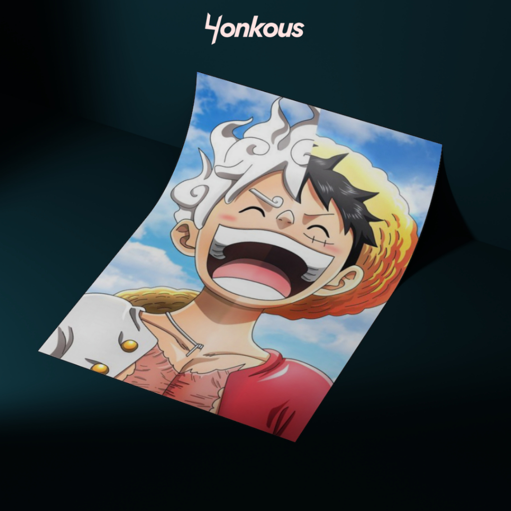 Poster Luffy Gear 5 - One Piece - Monkey D. Luffy | Shopee Brasil