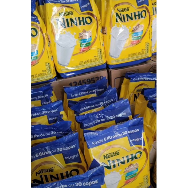 Leite em Pó Integral Ninho Nestlé 750g | Shopee Brasil