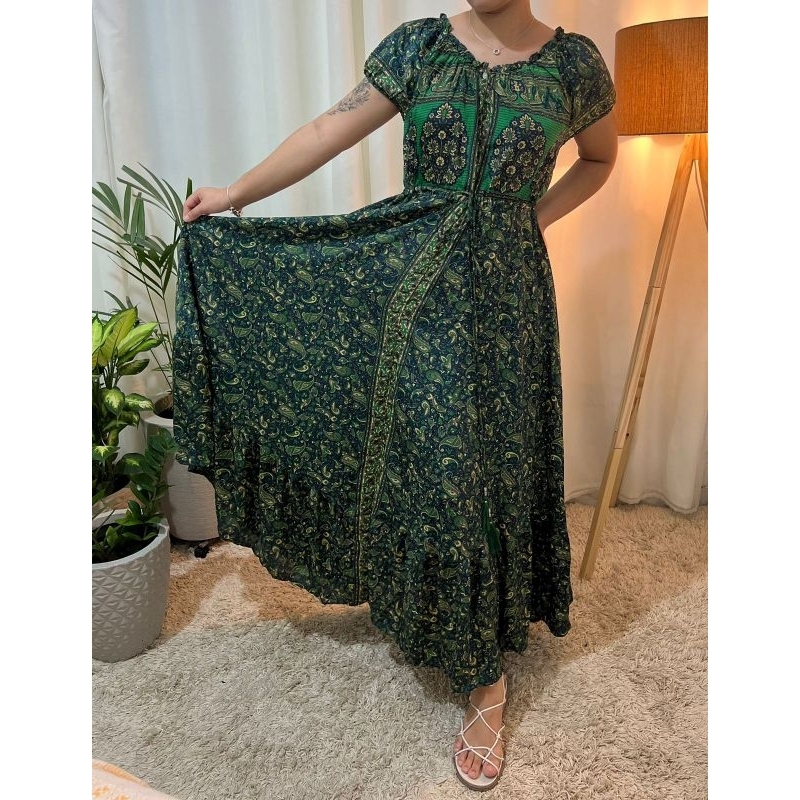 vestido ciganinha indano | Shopee Brasil